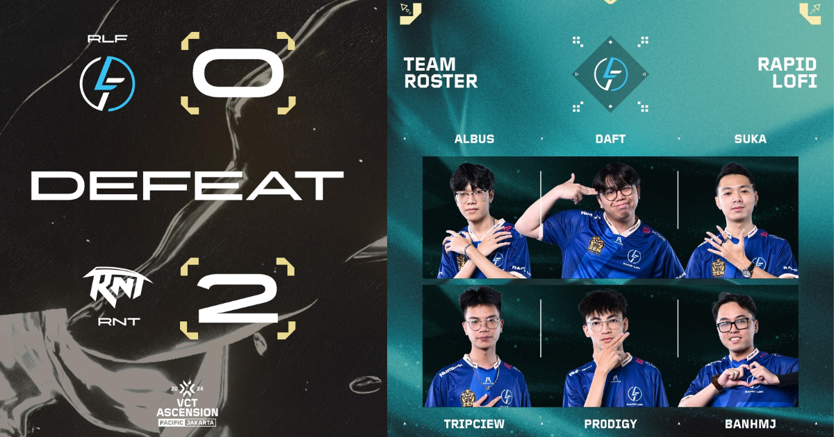 Rapid Lofi khép lại hành trình tại VCT Ascension 2024 sau thất bại trước Revenant Esports